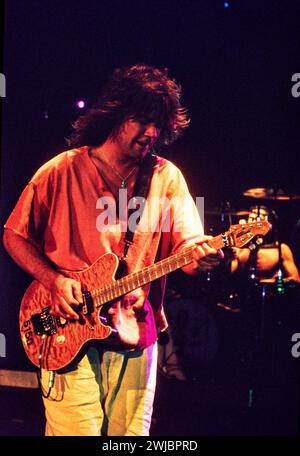 Eddie Van Halen of Van Halen in 1995 Credit: Ross Pelton/MediaPunch ...