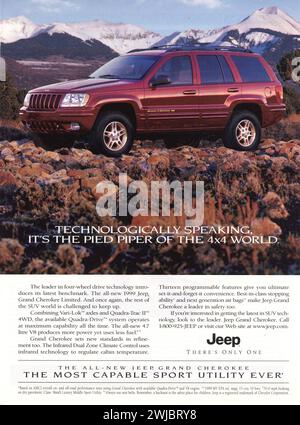 Vintage "Time" magazine 30 September 1999 issue Advert, USA Stock Photo ...