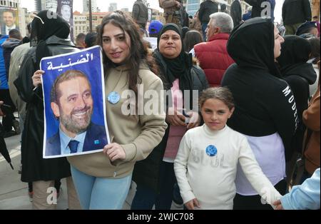 Lebanese Prime Minister Saad Hariri's wife Lara Hariri with son Houssam ...
