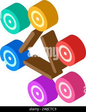 color theory ux ui design color icon vector illustration Stock Vector ...