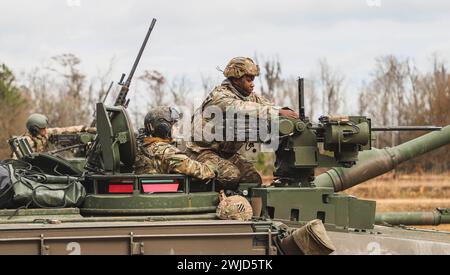 Soldiers with 1st Battalion, 64th Armor Regiment, 1st Armored Brigade ...