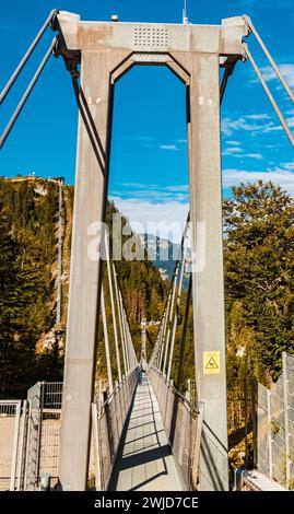 Highline179 Suspension bridge near Reutte, Austria Stock Photo - Alamy