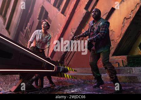 Godzilla x Kong The New Empire Rebecca Hall & Dan Stevens Stock Photo ...