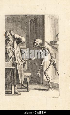 This 1785 engraving by Johann Rudolf Schellenberg depicts 'The Usurer ...