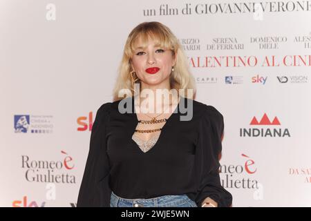 Alessandra Tumolillo during the red carpet of the movie Romeo e ...
