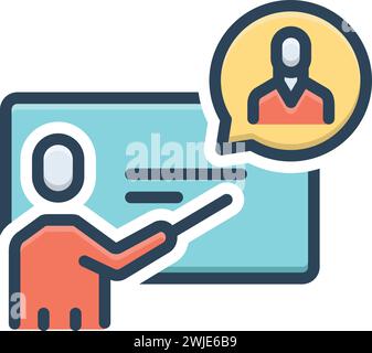 Icon for explains, people Stock Vector Image & Art - Alamy