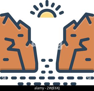 Icon for bay, gulf Stock Vector Image & Art - Alamy