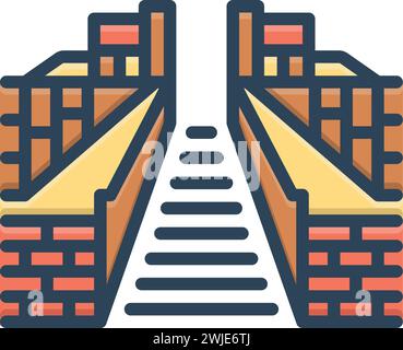 Icon for ur, foothpath Stock Vector Image & Art - Alamy