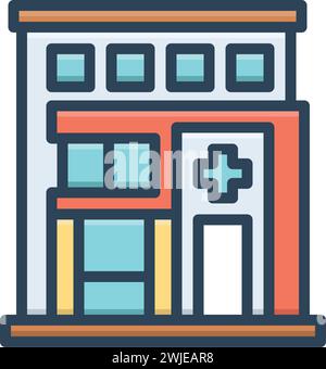 Icon for hospital, asylum Stock Vector Image & Art - Alamy