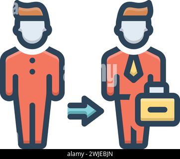 Icon for become,happen Stock Vector Image & Art - Alamy