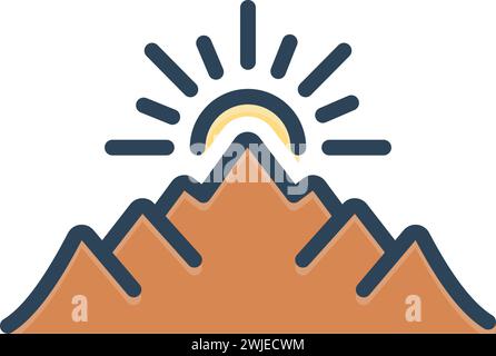 Icon for sunrise,day break Stock Vector Image & Art - Alamy