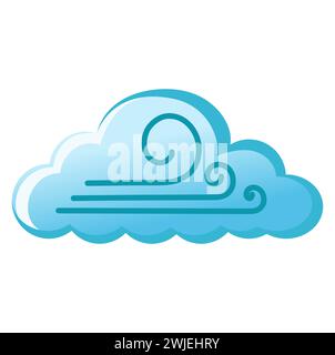 Isolated windy weather icon Stock Vector Image & Art - Alamy