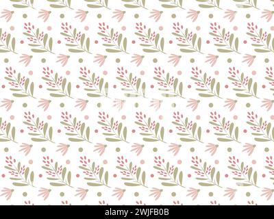 Pastel flowers blooming in spring Flat Vector illustration collection ...