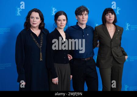 Emily Watson, Zara Devlin, Cillian Murphy und Eileen Walsh beim Photocall zum Kinofilm Small ...