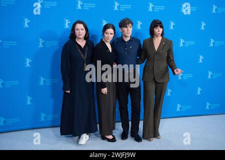 Emily Watson, Zara Devlin, Cillian Murphy und Eileen Walsh beim Photocall zum Kinofilm Small ...