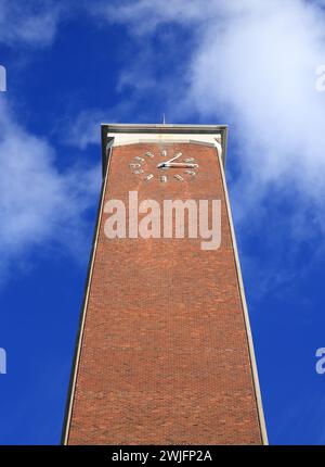 Shrewsbury market hall clock tower Stock Photo - Alamy