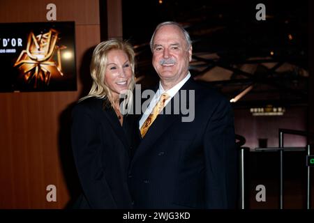 John Cleese and his wife, Jennifer Wade, attend a gala night ...