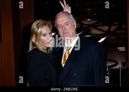 John Cleese and his wife, Jennifer Wade, attend a gala night ...