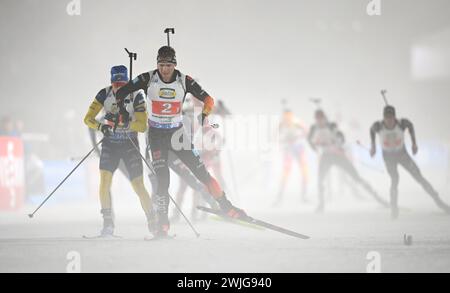 From left Justus Strelow of Germany, Eric Perrot of France, Sturla Holm ...