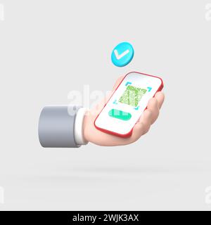 QR code approval Stock Photo - Alamy