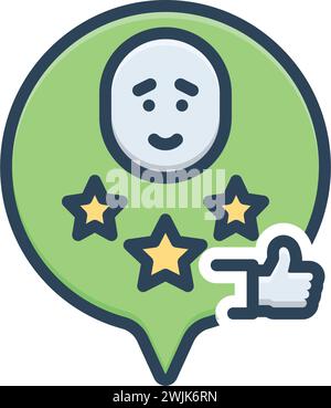 Icon for satisfactory,satisfying Stock Vector Image & Art - Alamy