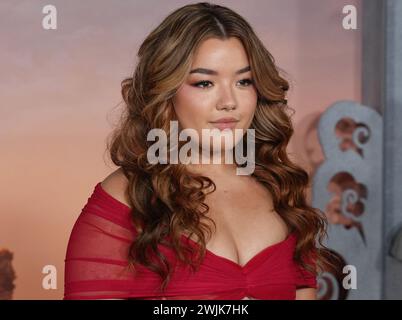 Elizabeth Yu arrives at the premiere of "Avatar: The Last Airbender" on ...