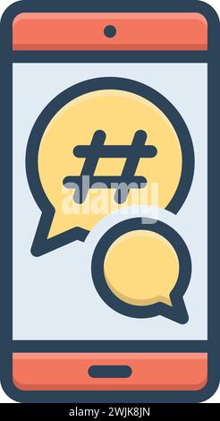 Icon for irc,communication Stock Vector Image & Art - Alamy