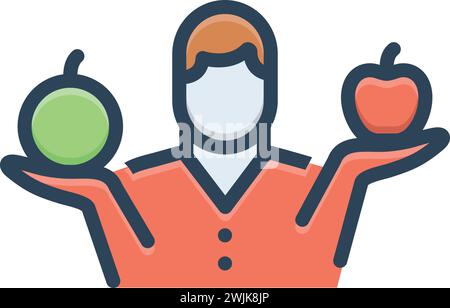 Icon for comparing,comparison Stock Vector Image & Art - Alamy
