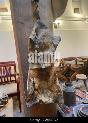 A wineskin is hanging Stock Photo - Alamy