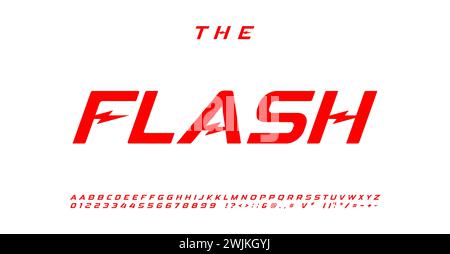 Comic book alphabet, superhero dynamic letters, onomatopoeia font for ...