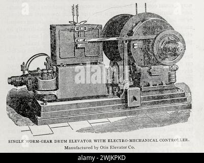 SINGLE WORM-GEAR DRUM ELEVATOR, WITH ELECTRO-MECHANICAL SAFETY BRAKE ...