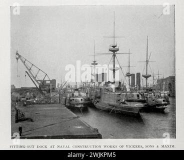 Vickers ship building yard, Barrow in Furness early 1900s Stock Photo ...