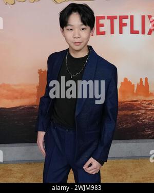 Jayden Zhang arrives at the Netflix's AVATAR: THE LAST AIRBENDER World ...