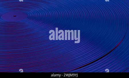 A vinyl record with colorful lines, offering a dynamic and vibrant ...