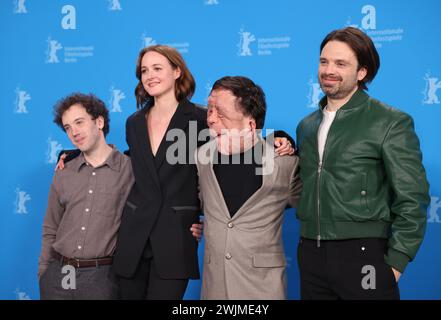 Aaron Schimberg, Renate Reinsve, Adam Pearson und Sebastian Stan beim ...