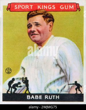 The 1933 Goudey Babe Ruth card, numbered 149, is one of the most iconic ...