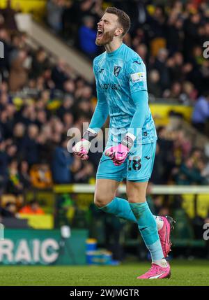 Angus Gunn of Norwich City - Norwich City v Coventry City, Sky Bet ...
