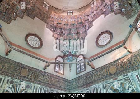Dome inside design of Sultan Hassan Mosque Stock Photo - Alamy