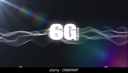 Image of 6g text and computer data processing Stock Photo - Alamy