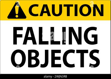 Caution Sign, Falling Objects Stock Vector Image & Art - Alamy
