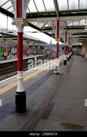 Skipton Railway station, in Winter, North Yorkshire Stock Photo - Alamy