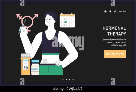 Gender transition hormonal therapy. Lifelong hormone treatments for ...