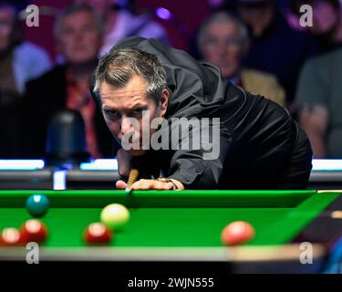 Dominic Dale, during the 2024 BetVictor Welsh Open at Venue Cymru ...