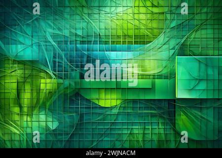 GREEN ABSTRACT PATTERNS Stock Photo - Alamy