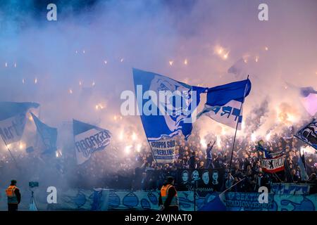 Pyro, Feuerwerk, Bengalos, Hertha BSC - 1. FC Magdeburg, 2. Bundesliga ...