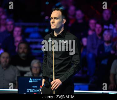 Martin O'Donnell, during the 2024 BetVictor Welsh Open Final at Venue ...