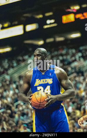 Shaquille O'Neal, LA Lakers, 2000 Stock Photo - Alamy