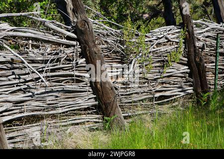 Ranch corral, Riddle Brothers Ranch National Historic District, Donner ...