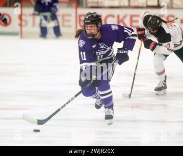 February 2, 2024: Ohio State Buckeyes goaltender Raygan Kirk (1) makes ...