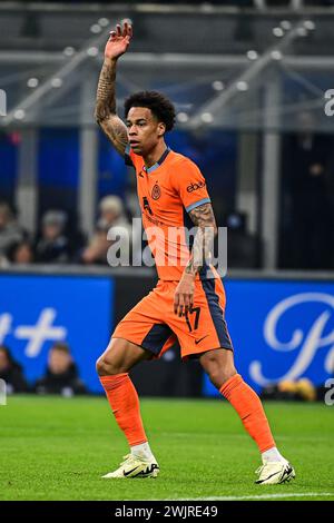 Inter Milan's Tajon Buchanan during the EA Sports FC Supercup 2024/2025 ...